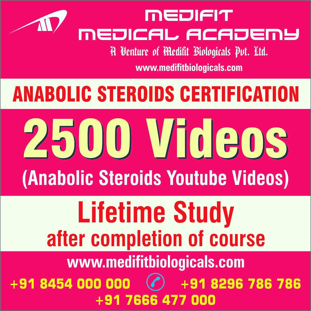 Advance Anabolic Steroids Premium Course – Welcome to The Medifit Education