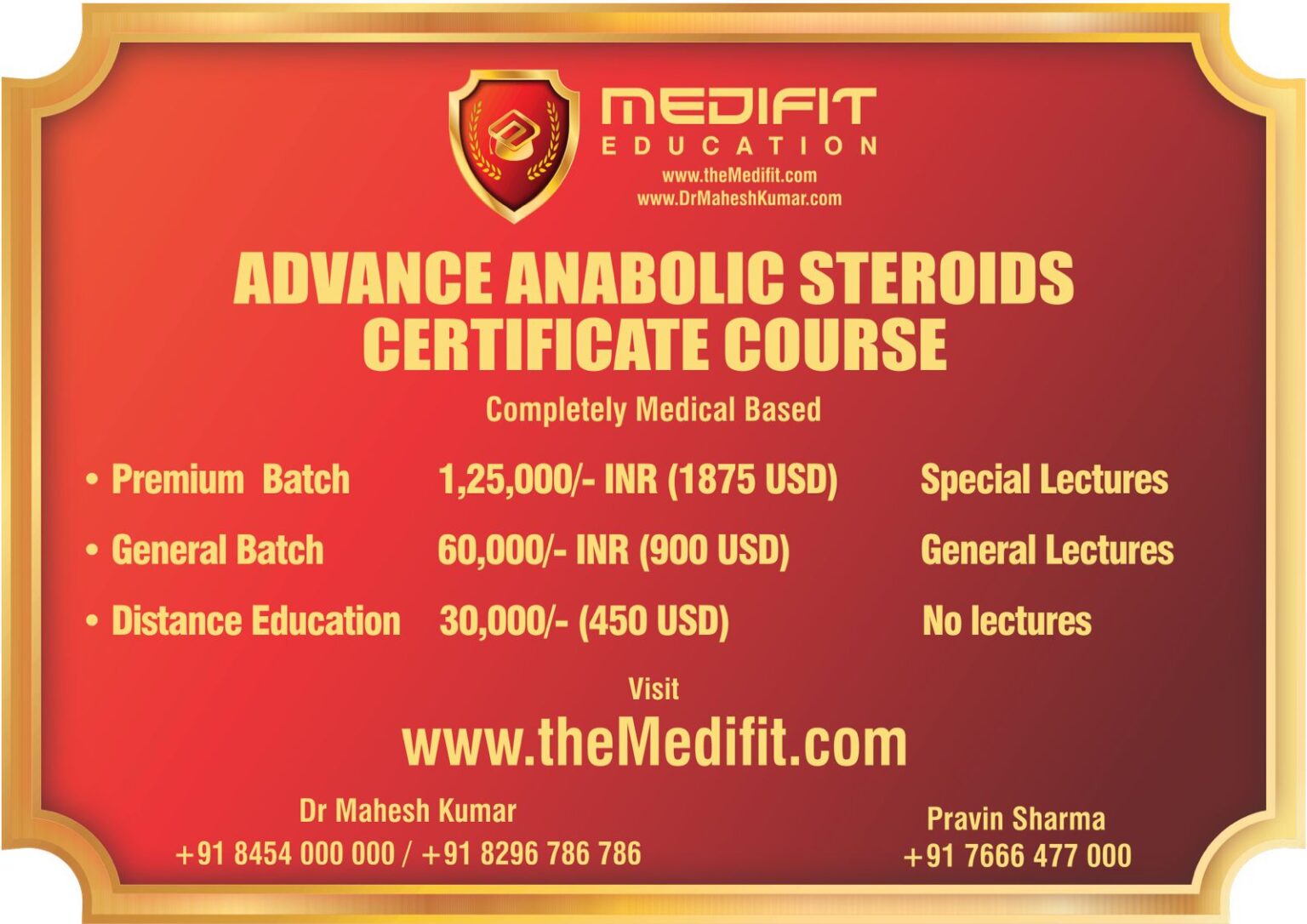PREMIUM ANABOLIC COURSE - Advance Anabolic Steroids Premium Course ...